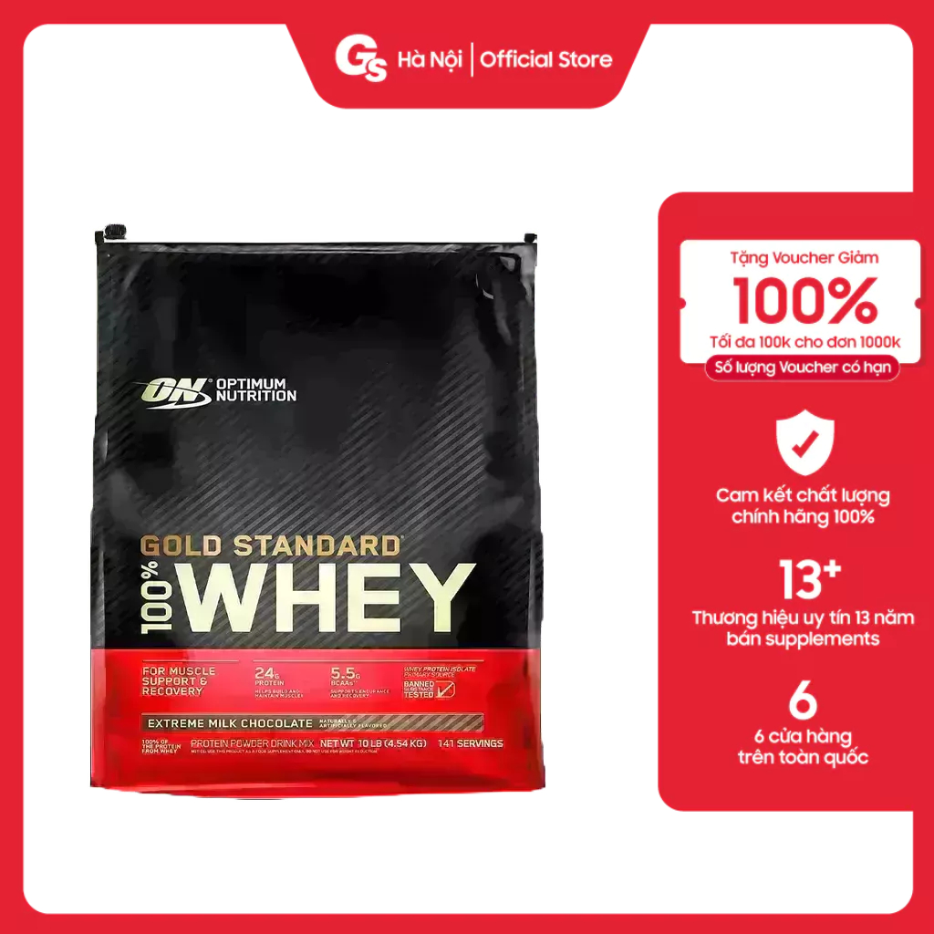 Whey Protein ON Gold Standard 100% Whey 10Lbs, (144 servings) | Shopee ...