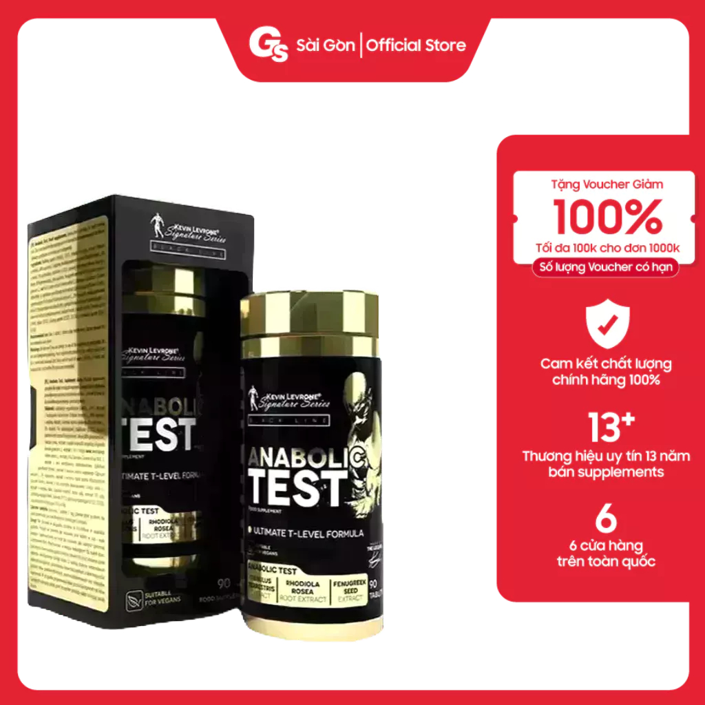 Kevin Levrone Anabolic Test (90 Tablets) develops muscles, enhances ...