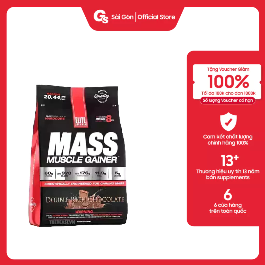 Elitelabs Mass Muscle Gainer weight gain milk, 20 Lbs imported from USA ...