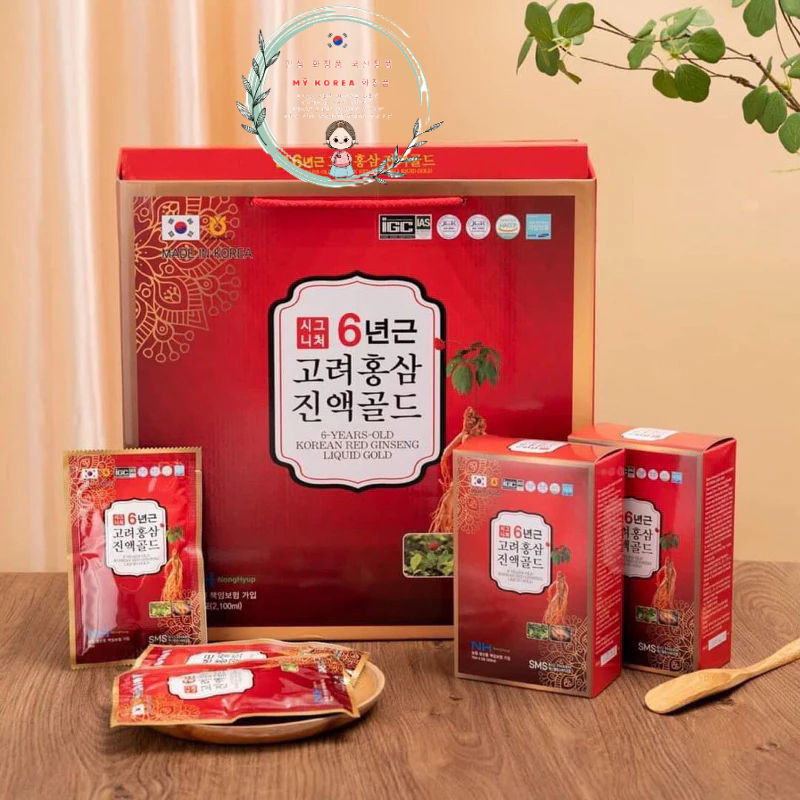{100% Genuine Korean Commitment} MS BIO PHARM Korean Red Ginseng Water ...