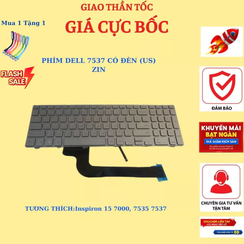 Dell INSPIRON VOSTRO XPS 15 7000 7537 LED Laptop Keyboard High Quality ...