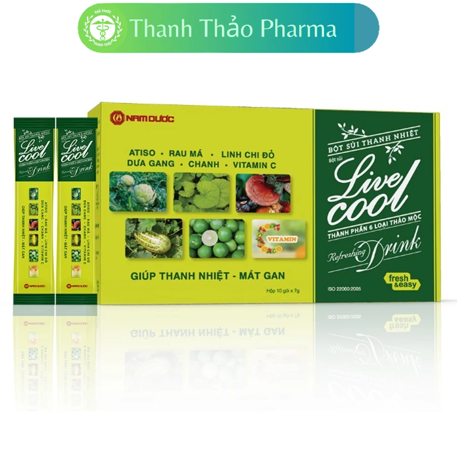 (Genuine) LIVECOOL effervescent powder to clear heat, detoxify and cool ...