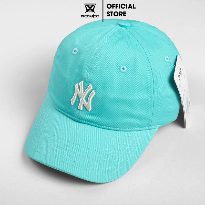Meowist Unisex MLB Cap Khaki logo NY logo, Korean Cap | Shopee Malaysia