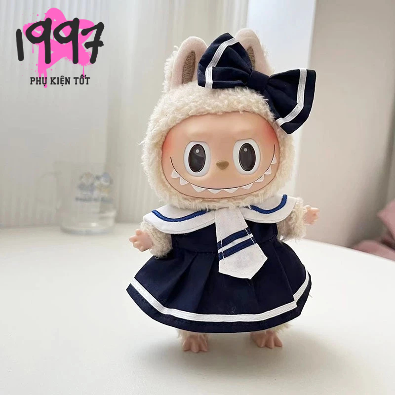 Labubu Prepy England Set 17cm 2 Piece Hand Made - Popmart | Shopee Malaysia