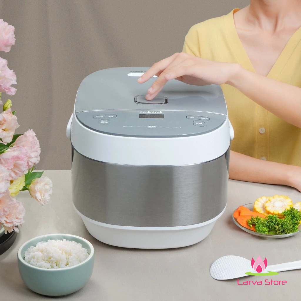 Locknlock EJR766GRY Genuine Electronic Rice Cooker 1.8 Liter | Shopee ...