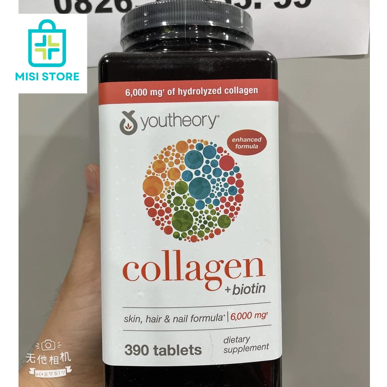 Youtheory American collagen Pills, Type 1 2 & 3 anti-aging, 390 pills ...