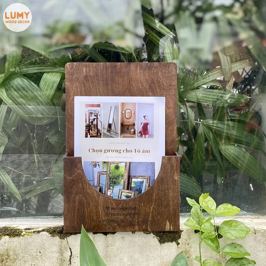 [NEW] Wooden BOX FOR PAPER MENU SIZE A4 NEW MODEL - LUMYWOOD | Shopee ...