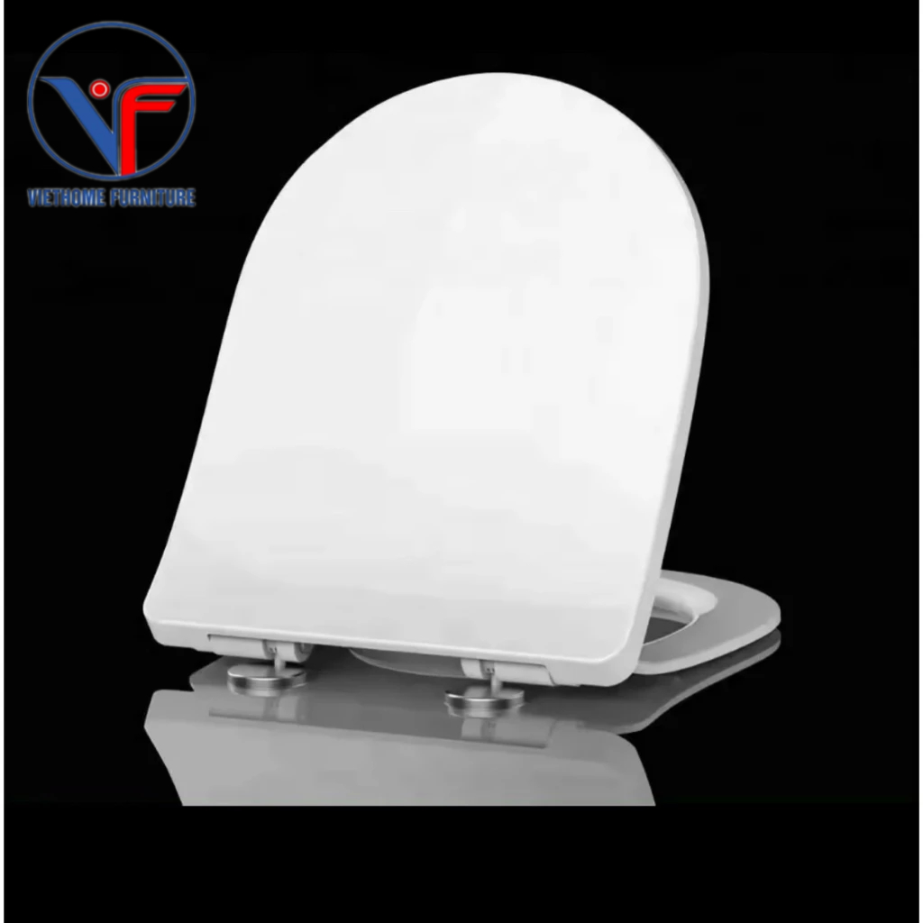 Soft-closing replacement toilet lid made of high-quality ABS plastic ...