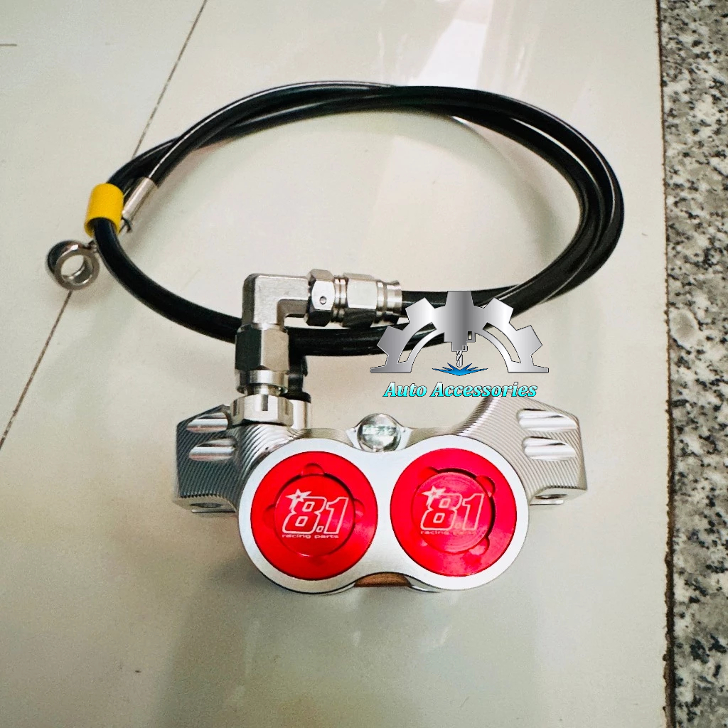 Heo 81 CNC Combo set with 90 degree stainless steel oil line and front ...