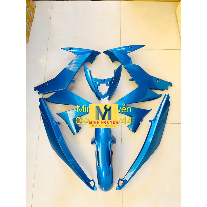 Genuine suzuki blue Satria/raider fi fairing set | Shopee Malaysia