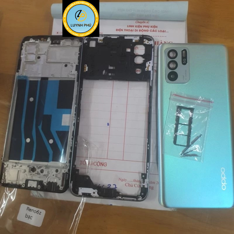Full Oppo Reno 6Z 5G case with sim tray and camera glass | Shopee Malaysia