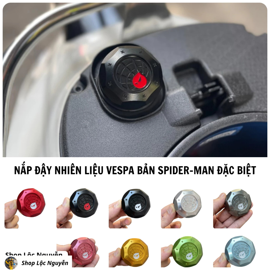 Spider-man special edition premium CNC gas cap full CNC aluminum ...