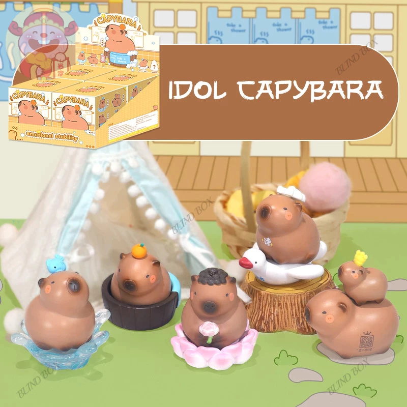 Idol CAPYBARA - Gift of blind box toy accessories, mini blind box, cute ...
