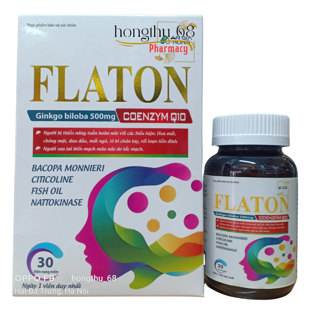 Flaton bottle of 30 tablets - People with cerebral circulatory ...