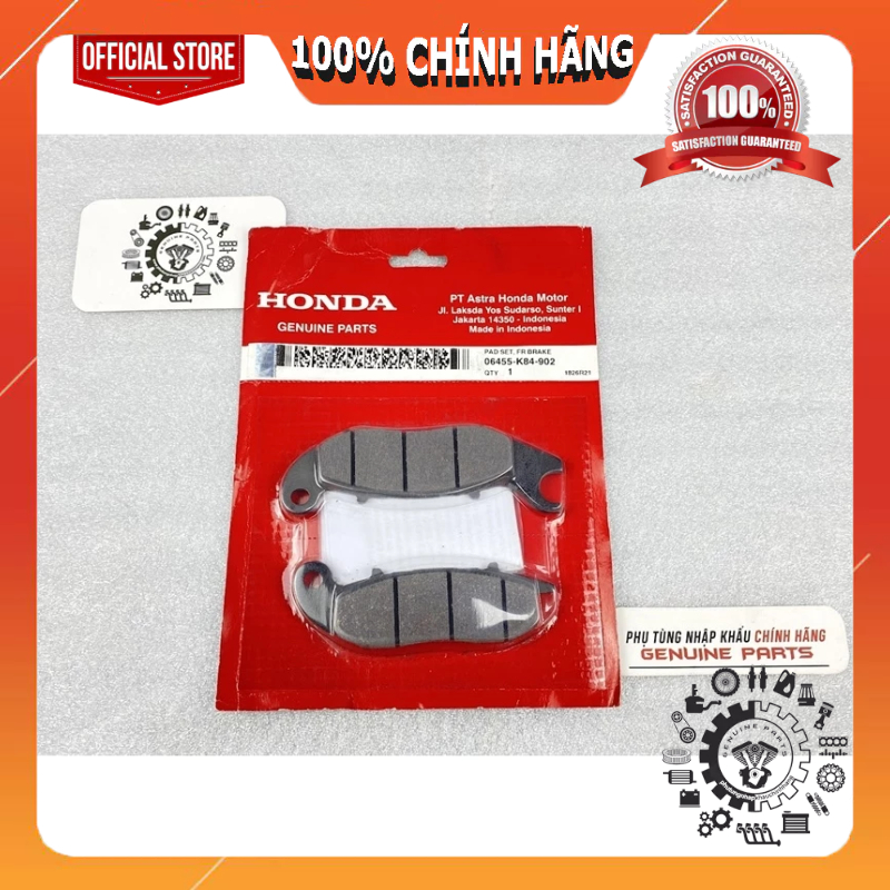 Front brake pads (ABS) ADV 150, PCX 150, PCX 160 genuine Honda Indo ...
