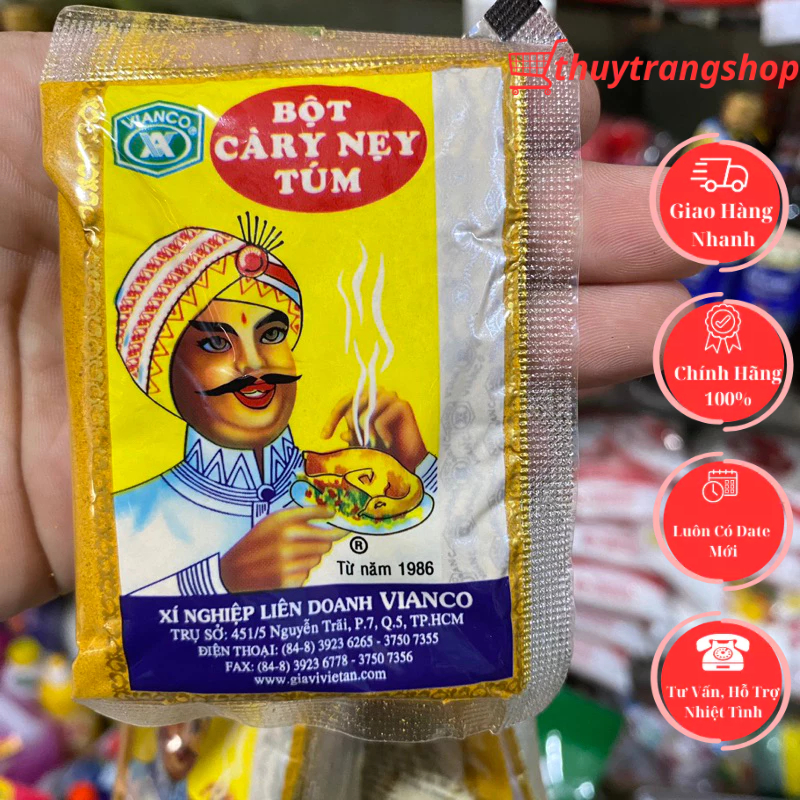 Vinaco Indian Curry Powder 18g Pack | Shopee Malaysia