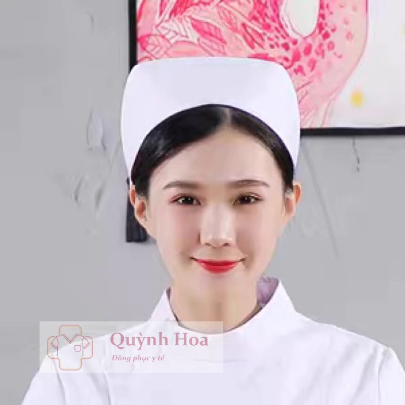 Nurse hat - White nursing hat (three-leaf hat) | Shopee Malaysia