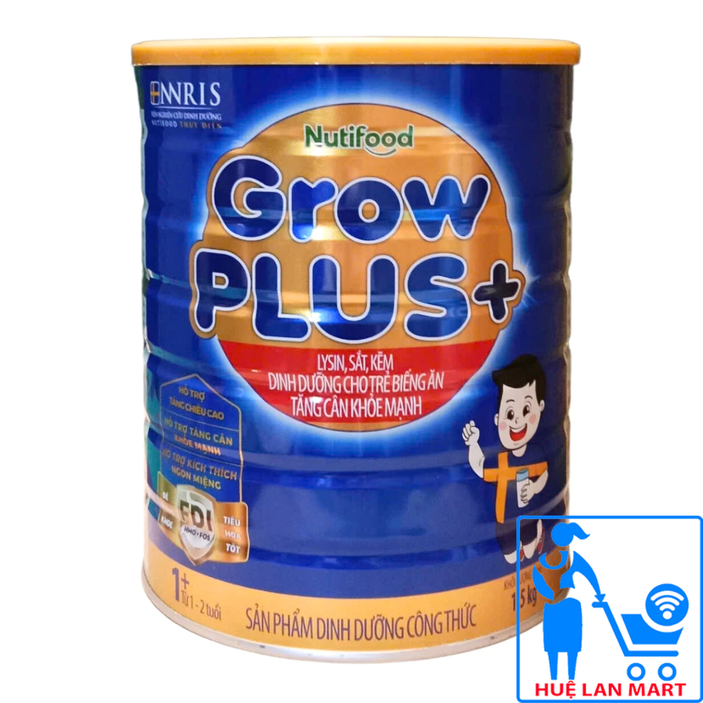 [GENUINE] Nutifood Grow Plus+ Green Powdered Milk 1+/2+ Box 1.5kg ...