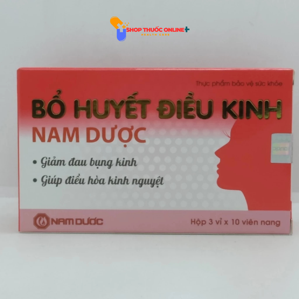Blood Tonic Menstrual Regulator Nam Duoc box of 30 tablets - Reduces ...