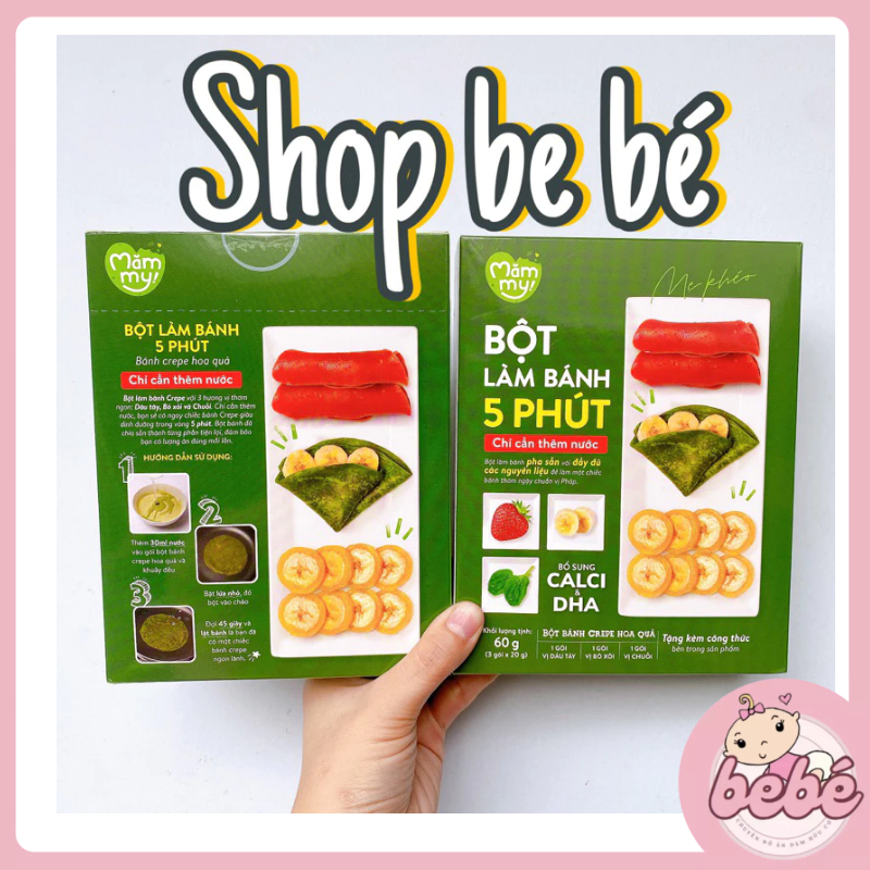 Mammy Fruit Crepe Powder makes a snack for your baby in just 5 minutes ...