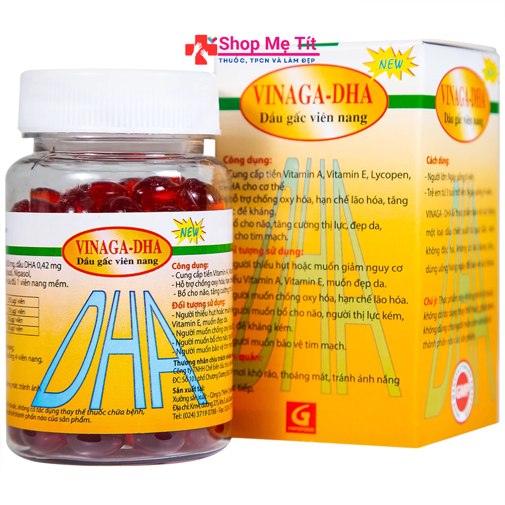 OXY Vinaga DHA gac oil capsules help increase antioxidants and increase ...