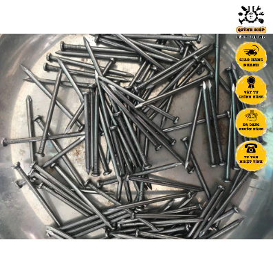 Lead nails, iron attachments for wood and furniture (1p5, 2p, 2p5, 3p ...