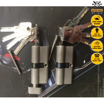 Lever lock core, two key ends and one key end and one Bosca screw end ...