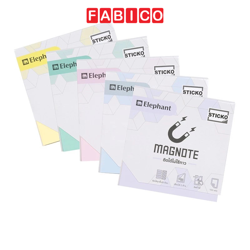 Magnote Elephant 3x3 inch Magnetic Note Paper 100 Sheets | Shopee Malaysia
