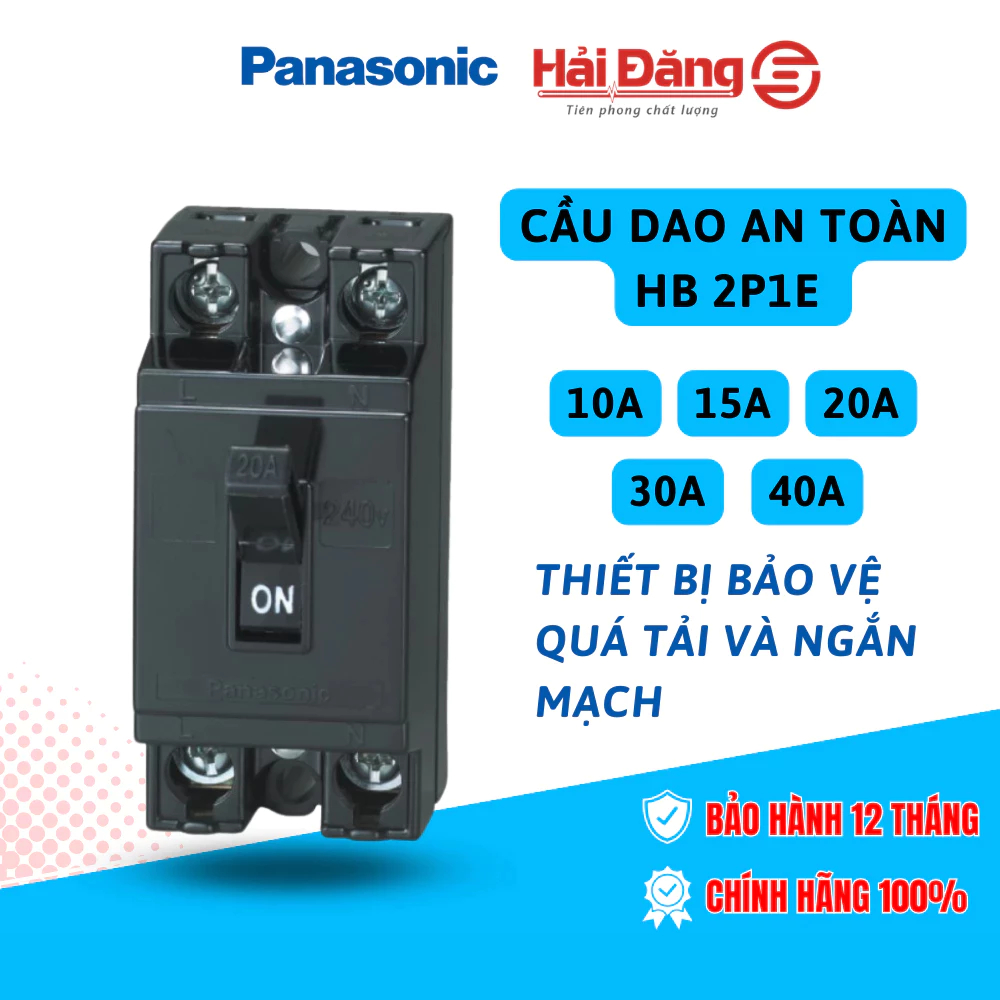 [Genuine] Panasonic circuit breaker 15A, 20A, 30A, 40A - HB circuit ...