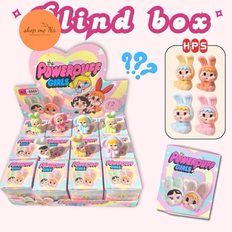 [Available] Box of 12 Blind Bags FullBox Powerpuff Girls, Labubu, Blind ...
