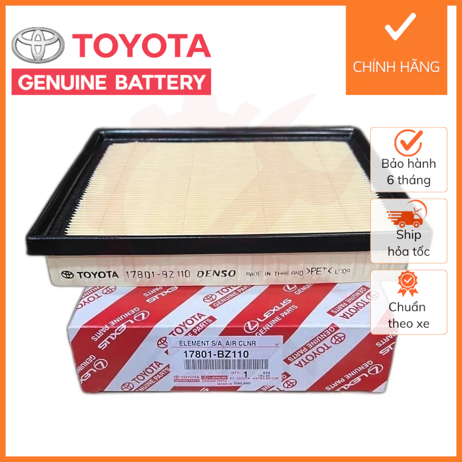 [GENUINE] Toyota RAIZE VELOZ AVANZA Engine Air Filter 17801-BZ110 ...