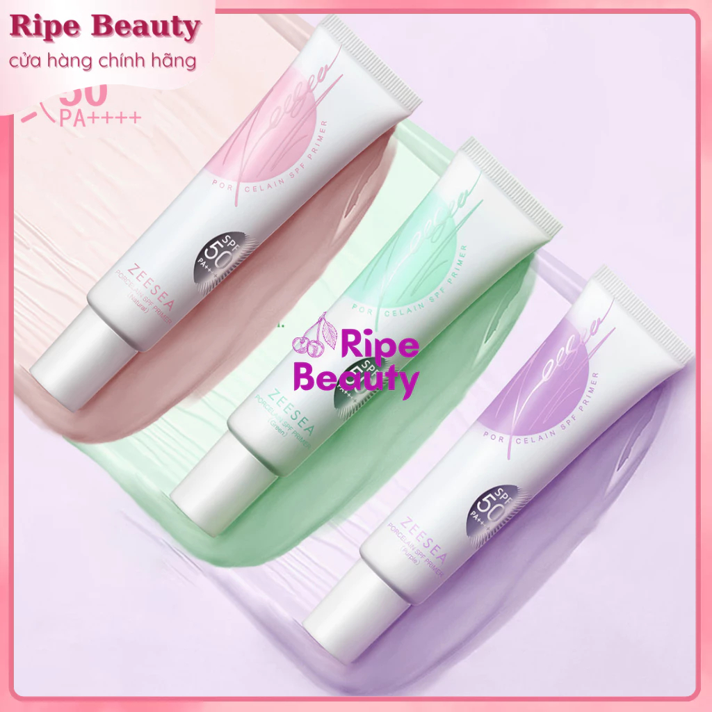 Zeesea Sunscreen Primer Tube Oil Control Makeup Tone Up Conceal Pores ...