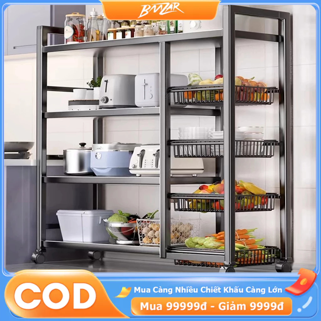 Kitchen Storage Shelves, Multi-Tier Storage Shelves, Multi-Purpose ...