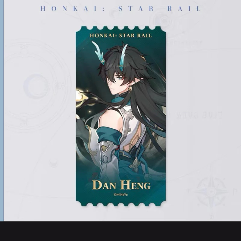 [Honkai: Star Rail] Ticket Printed Hologram Glitter Limited Character ...