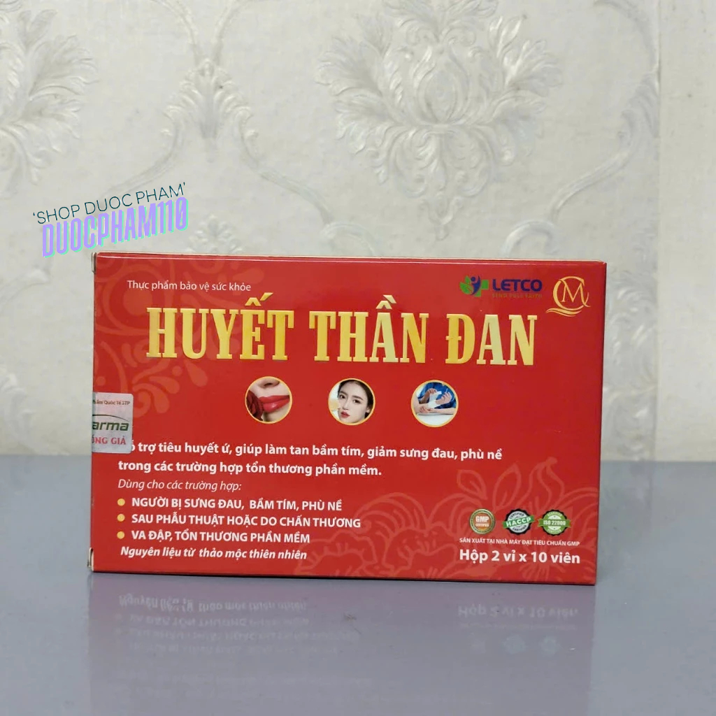 Blood SPIRIT DAN box of 20 tablets - Supports blood stasis, helps ...