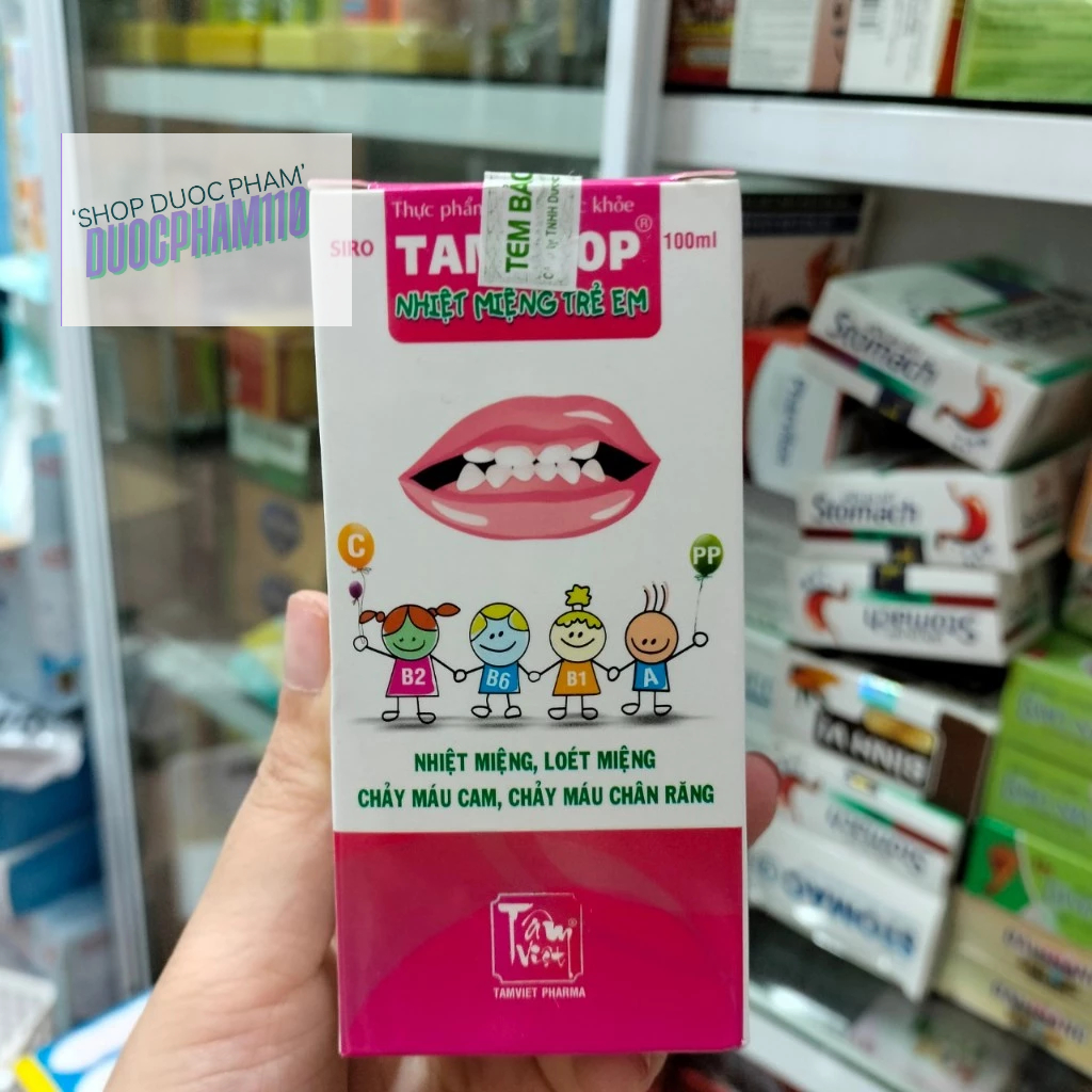 Tametop mouth ulcer syrup - Reduces mouth ulcers, nosebleeds, bleeding ...