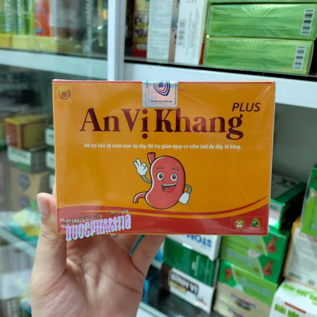 An Vi Khang Plus - Box of 16 Packs - Supports the protection of the ...