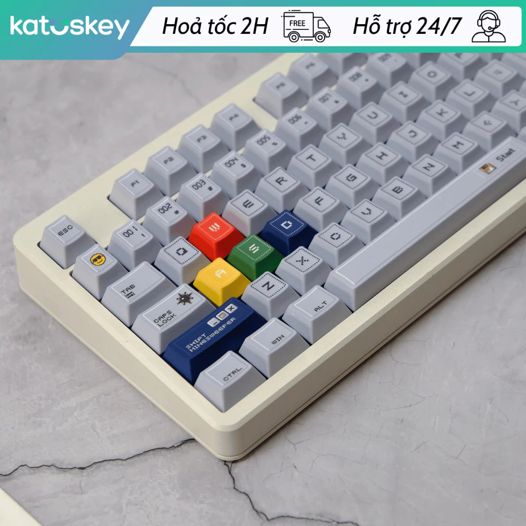 - Keycap NDN Childhood Deflection Game, Premium PBT, Cherry Profile ...