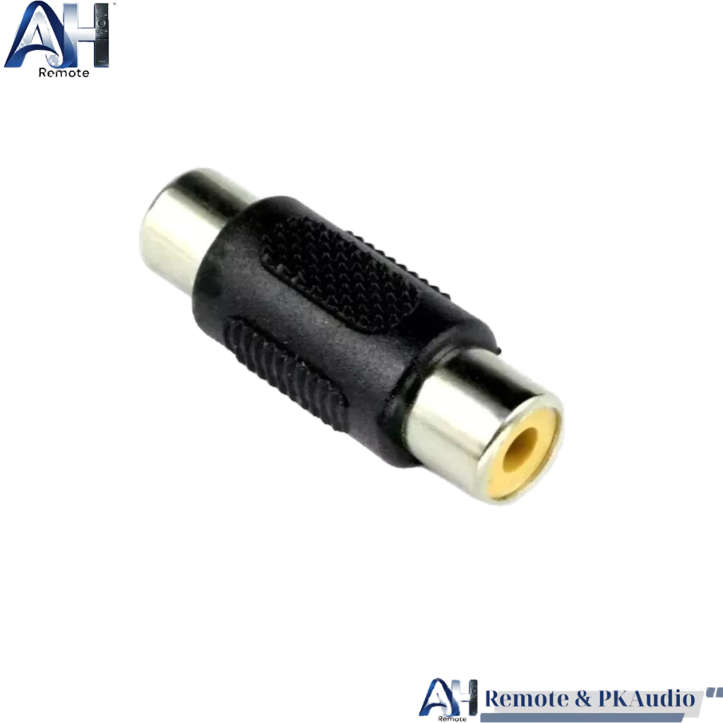 Single Connector Jack 2 RCA Cable Heads 2 Lotus Heads (AV) Together ...
