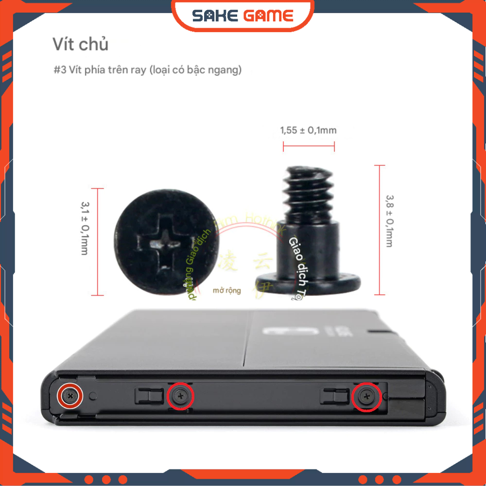 Nintendo Switch Oled Sliding Rail Screws Oled Switch Sliding Rail ...