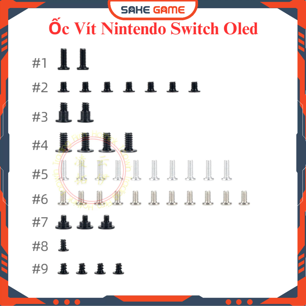 Nintendo Switch Oled Screws Oled Switch Screws Oled Screws Nintendo ...