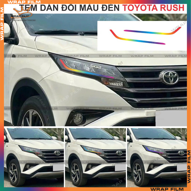 Toyota Rush light Decal (Set of 2 sides) | Shopee Malaysia