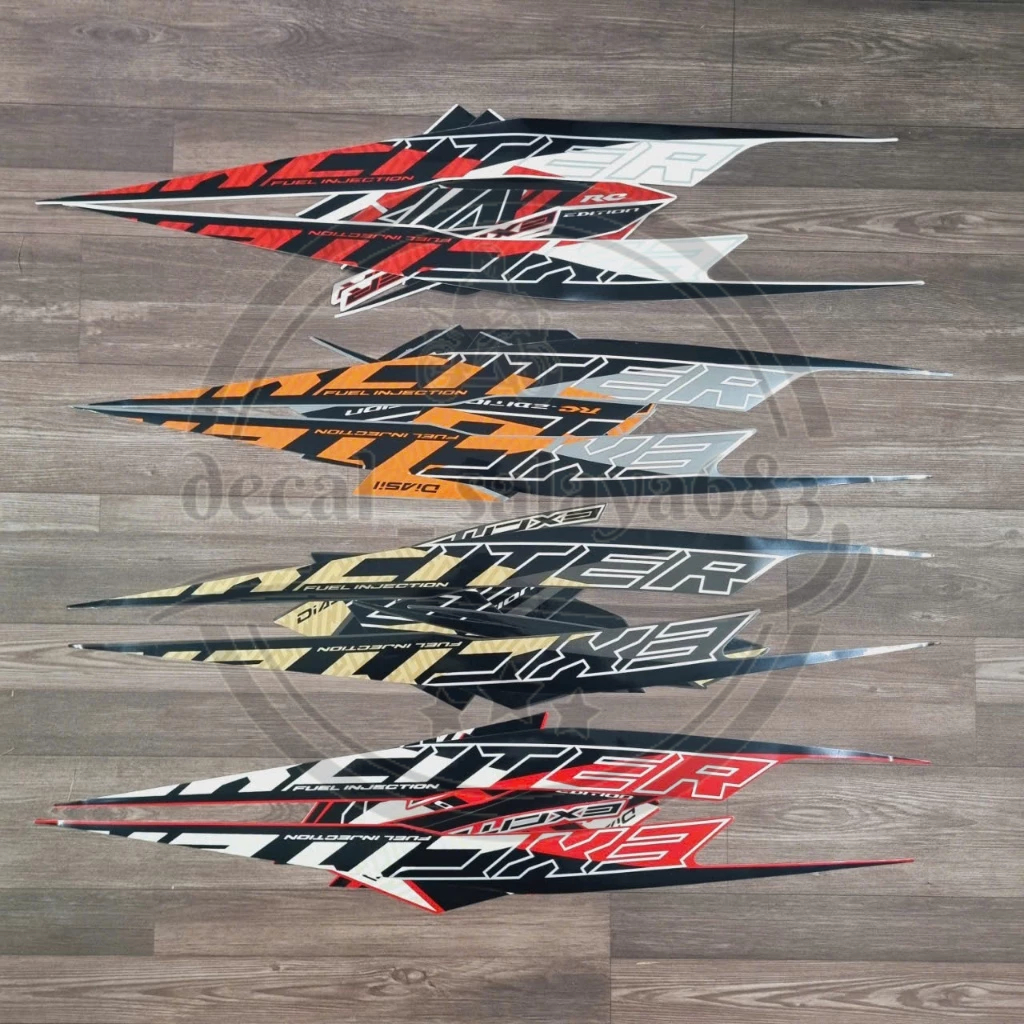 Removable sticker set for Exciter 2021, Yamaha Exxciter 150cc car decal ...