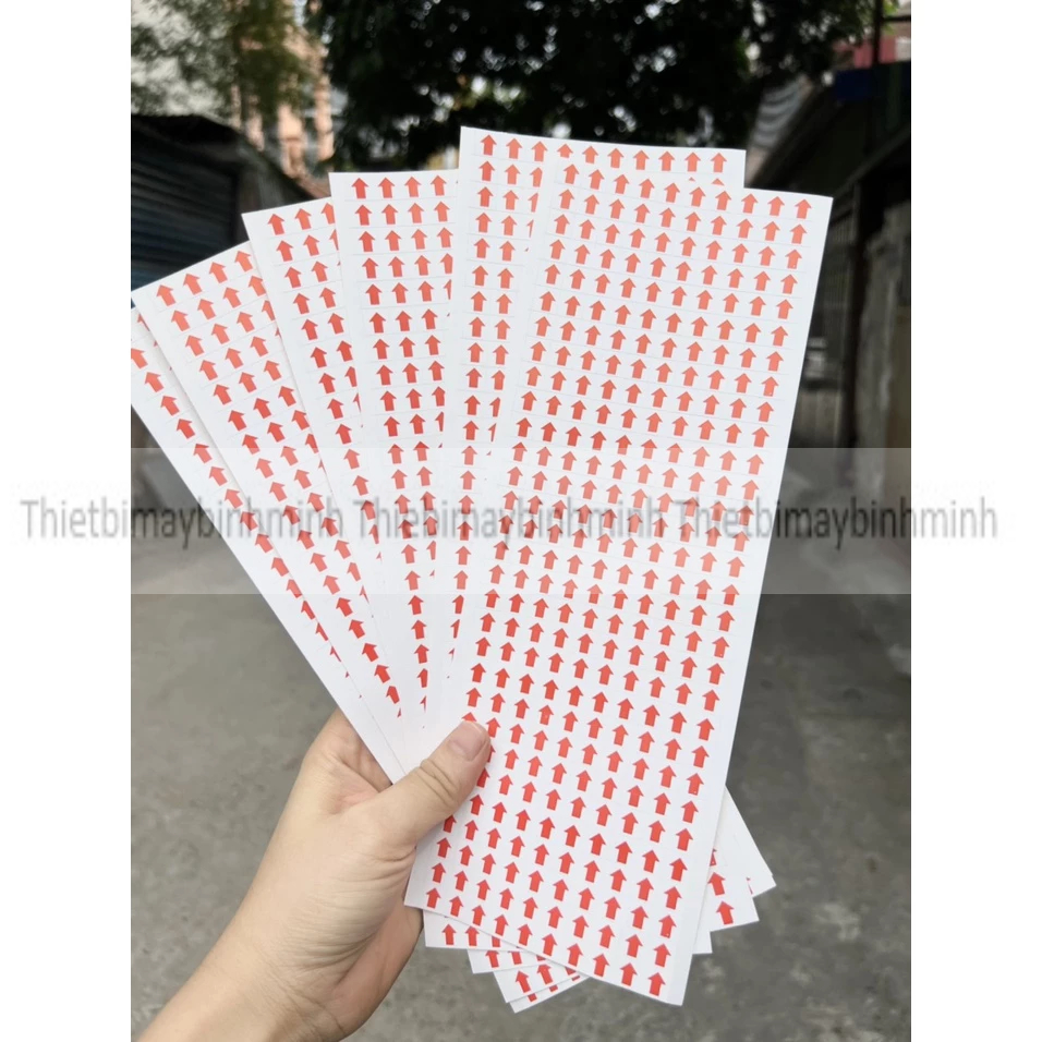 Combo of 10 sheets of arrow stickers, arrow labels to indicate product ...