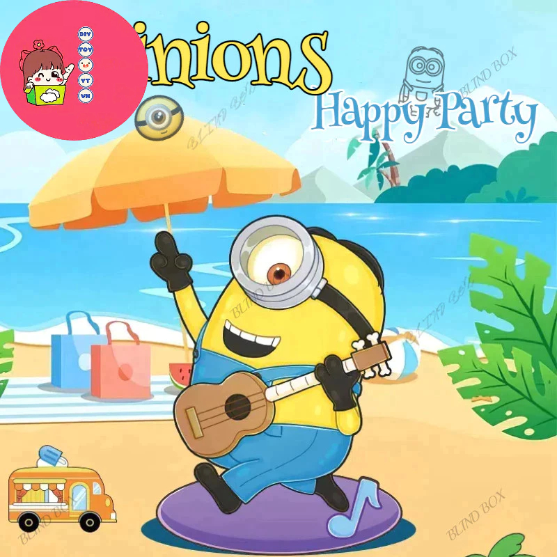 Minions HAPPY PARTY - Collectible BLIND BOX model toys, resin statues ...