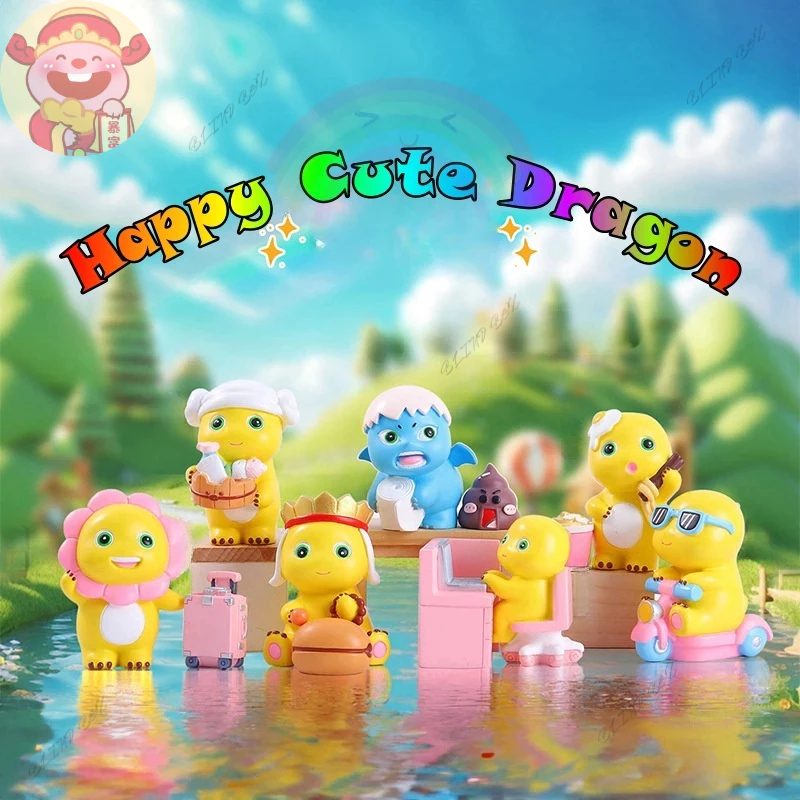 Happy CUTE DRAGON - BLIND BOX collectible toy, adorable mini Nailong ...