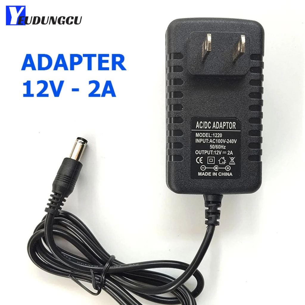 Power ADAPTER 12V 2A - Power Converter From AC 220V To DC 12V 2A - 5 ...