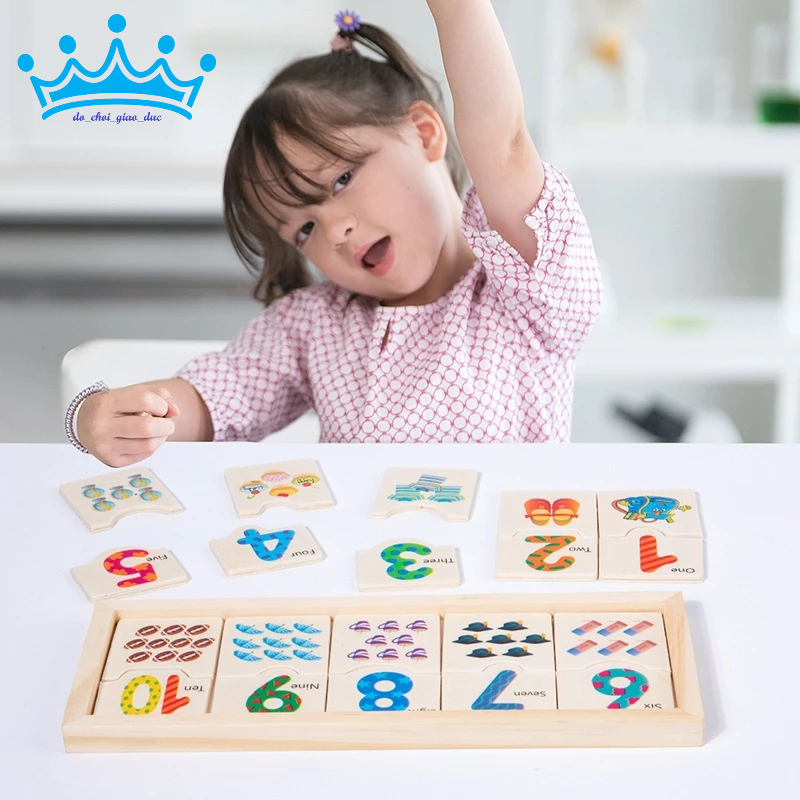 Matching number set helps children learn numbers and quantities ...