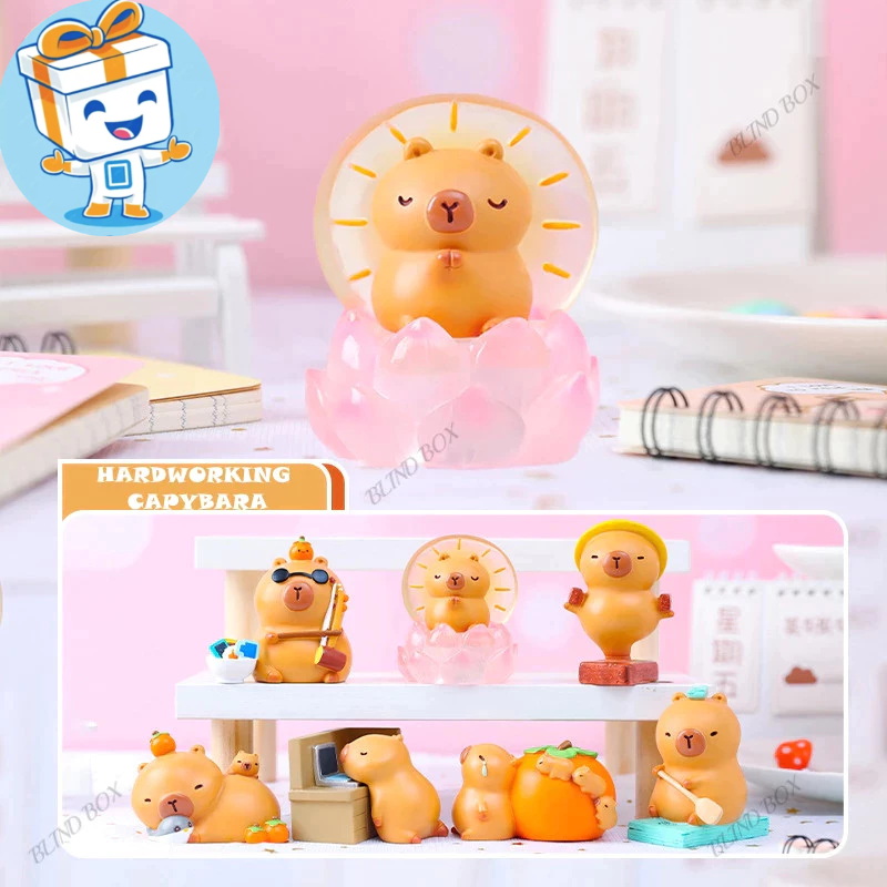 TRI Capybara HARD CARE - BLIND BOX toy, BLIND BOX, cute mini inanimate ...
