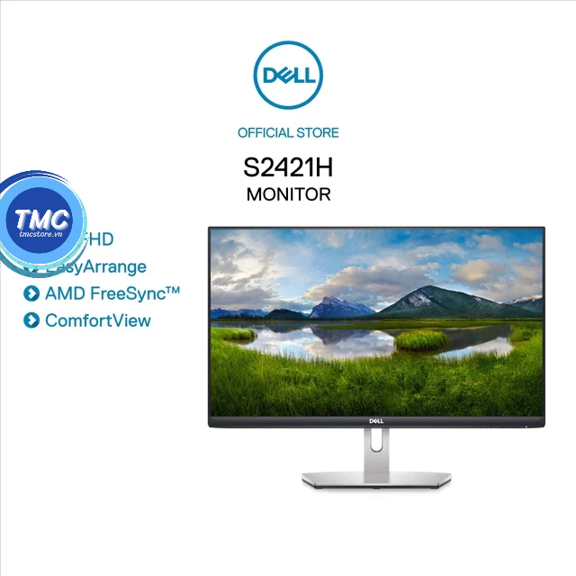 Dell S2421H 23.8 Monitor" IPS 75Hz FHD 2 x HDMI FreeSync Speaker ...